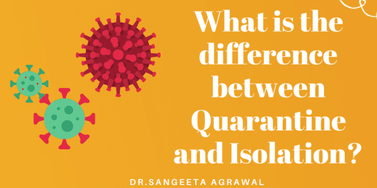 What is the difference between Quarantine and Isolation? - Home